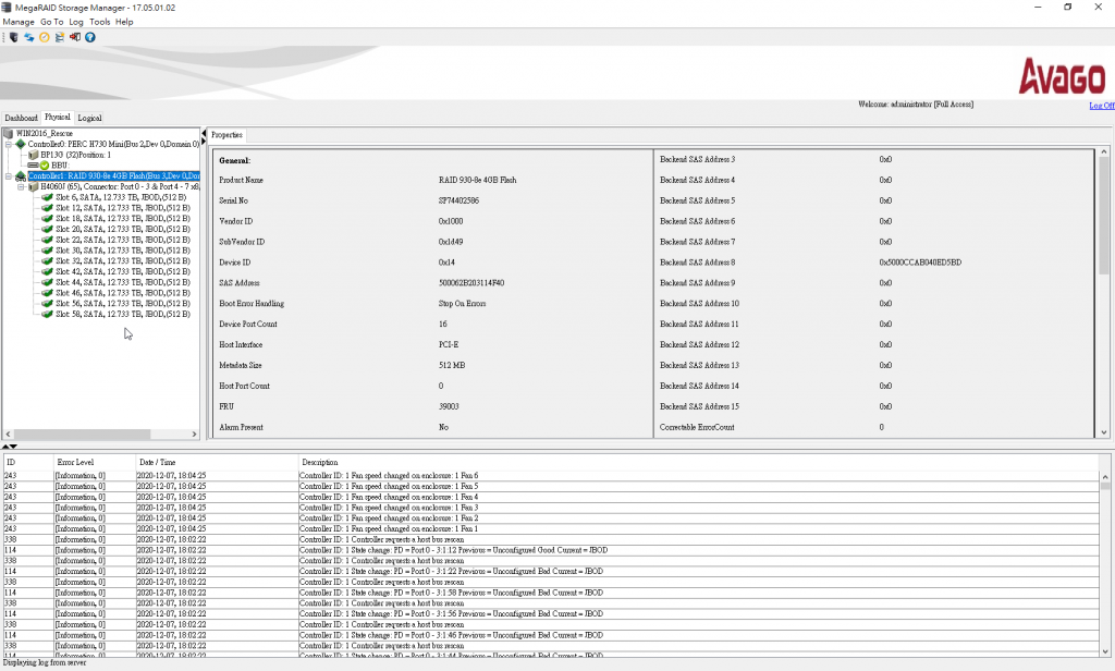 軟硬體Raid卡與WD Ultrastar Data60硬碟陣列櫃效能測試 - OSSLab