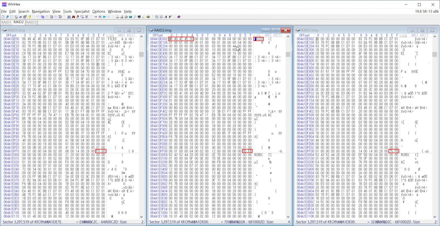 如何DIY 陣列Raid 資料救援: 深入理解實作 基於NTFS檔案系統分析RAID組態 - OSSLab.com