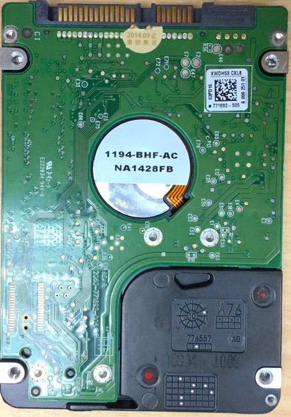 WD WD7500BPVT 750GB - OSSLab.com