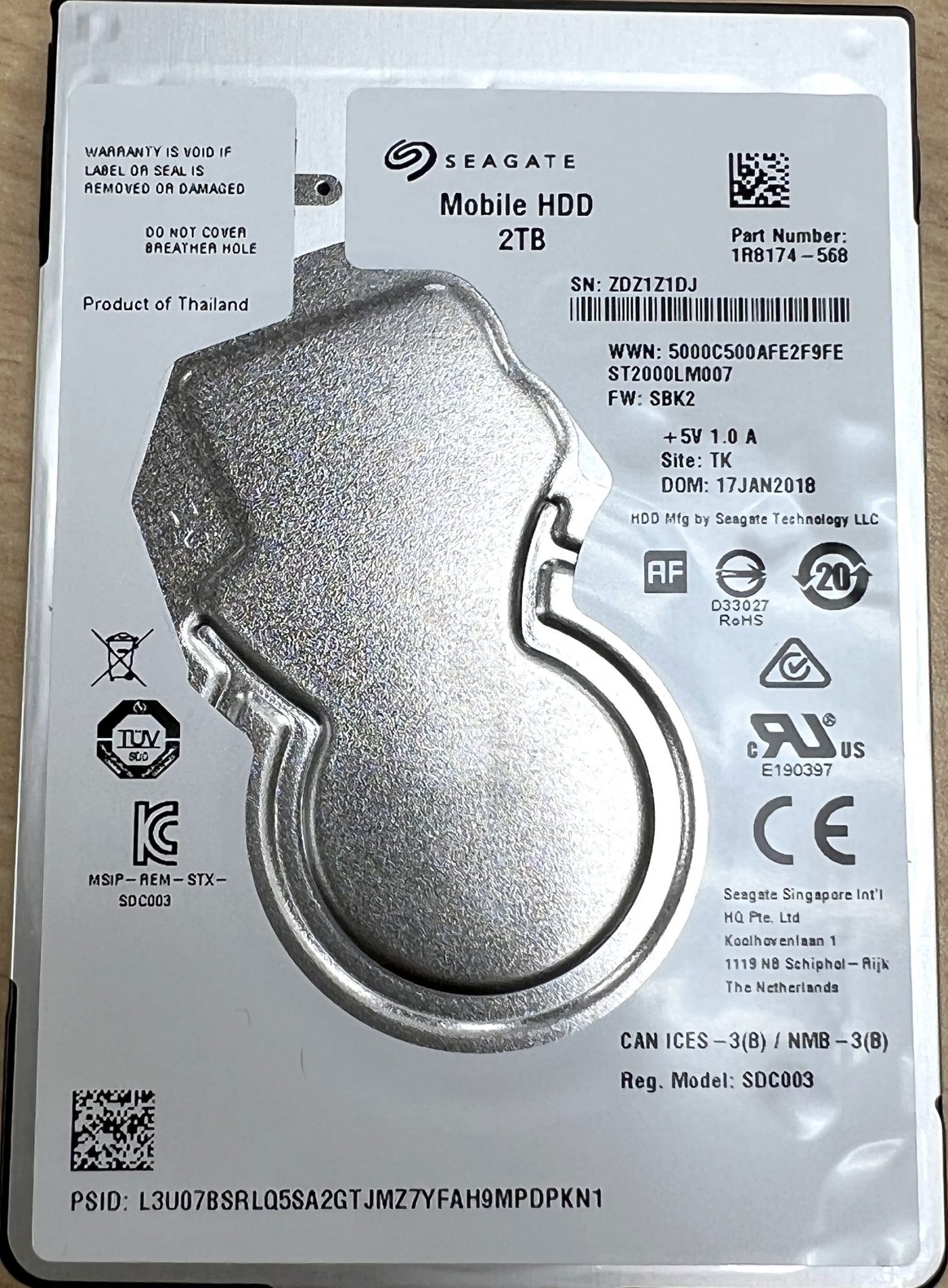 Seagate ST2000LM007 2TB - OSSLab.com